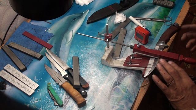 Заточка ножа из _медицинской стали_ 40Х13.