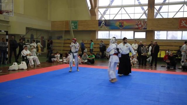 Спартакиада школьников по Косики каратэ 2013. Бесхлебнов vs Соляной