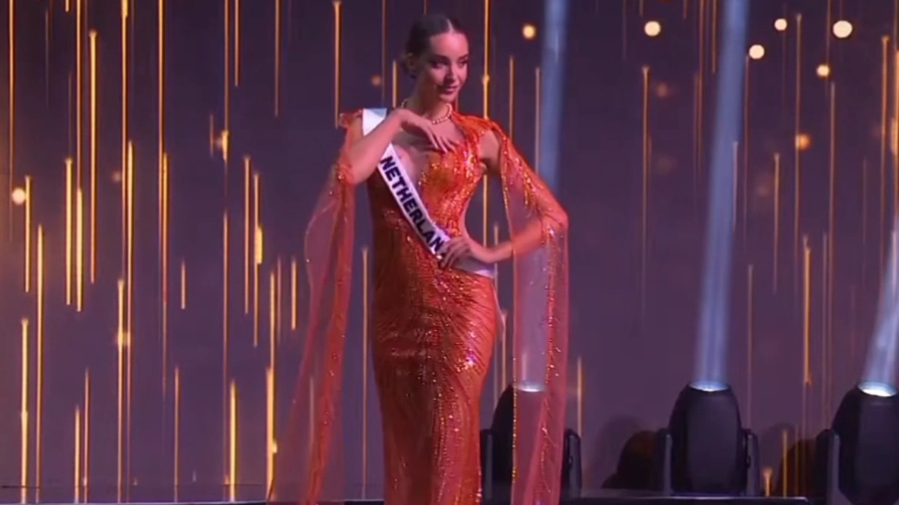 Монголия, Черногория, Мьянма, Намибия, Непал, Нидерланды Вечернее платье на Мисс Вселенной 2024 (73)