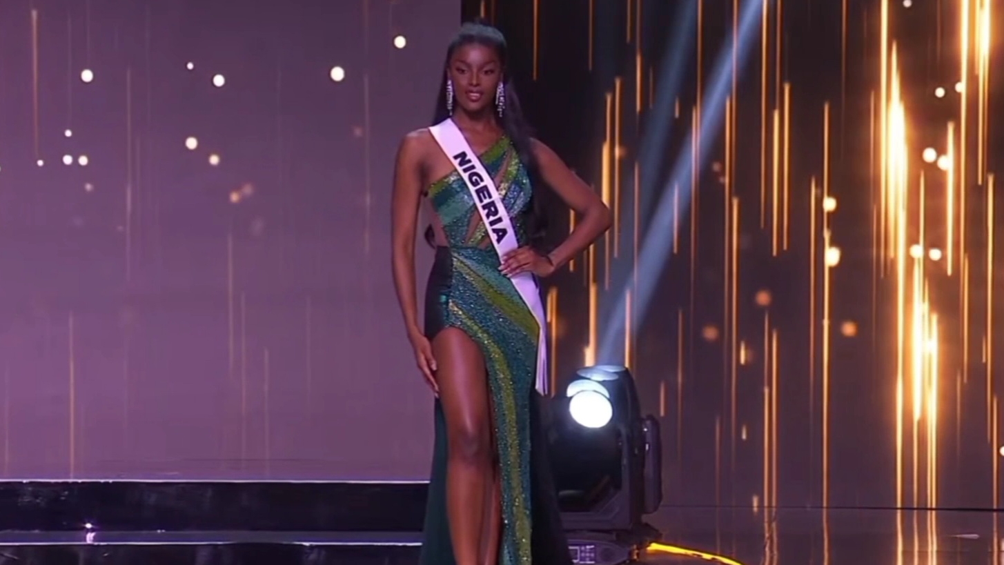 Новая Зеландия, Никарагуа, Нигерия, Македония, Норвегия, Пакистан Вечернее платье Мисс Вселенная 73