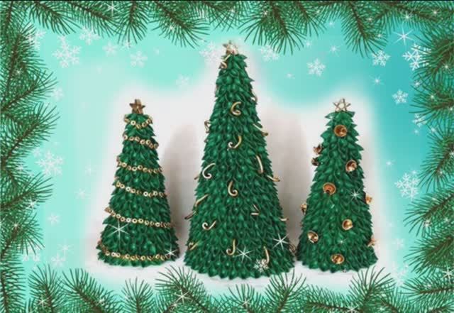 Ёлочка из макаронных изделий