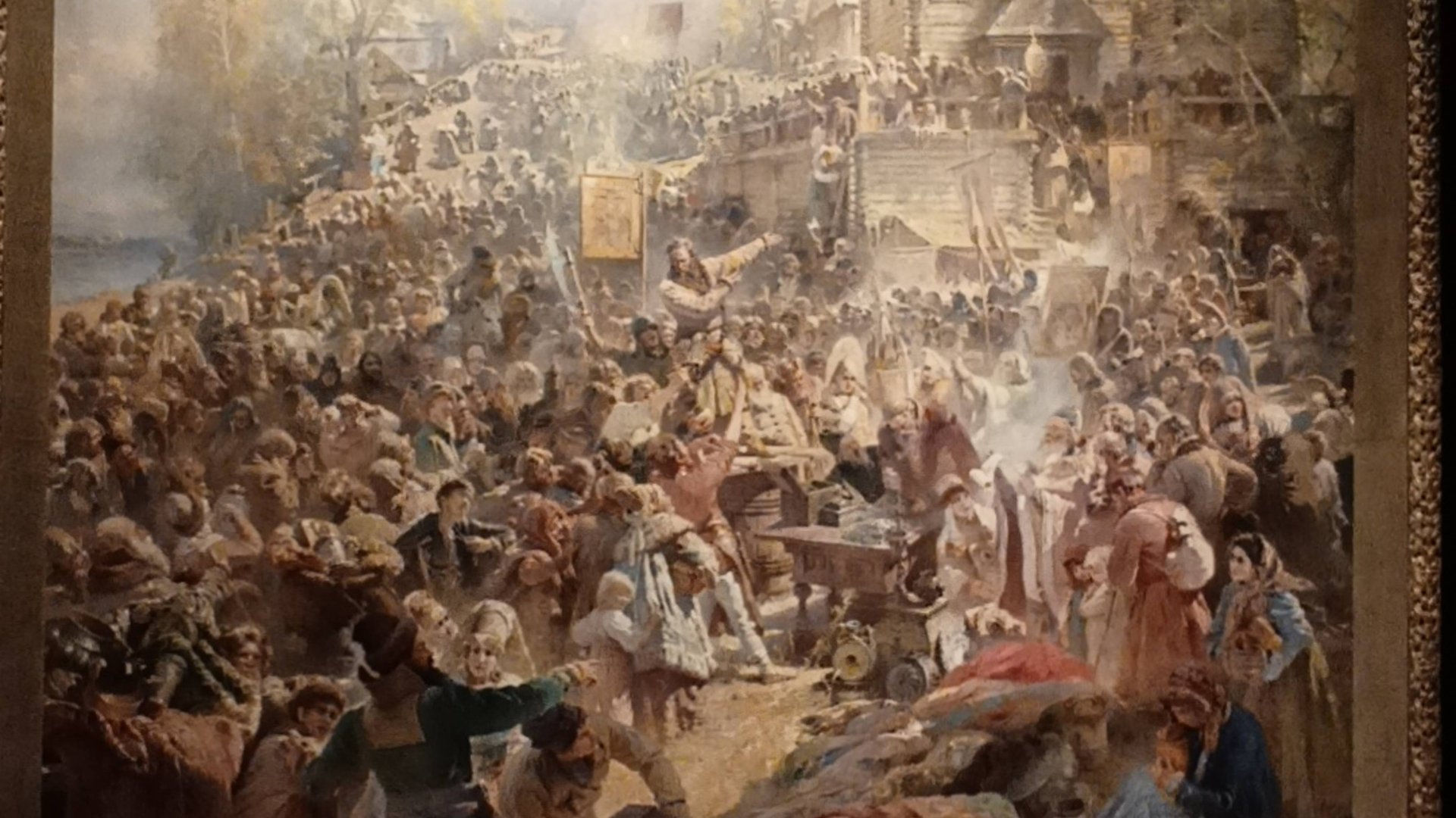 Нижний Новгород. Я вернулась. Музей. Картина Воззвание Минина к нижегородцам. Картина "следилка"