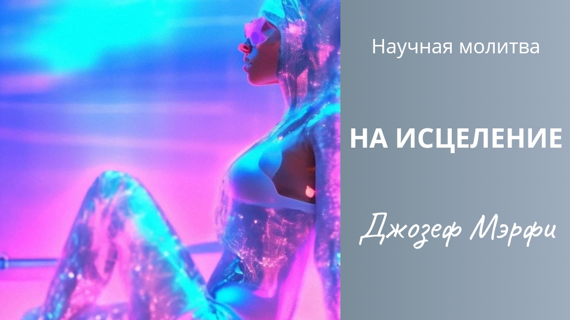 Слушай и исцеляйся! Научная молитва. #молитва, #джозефмерфи, #чудо, #исцеление, #осознанность