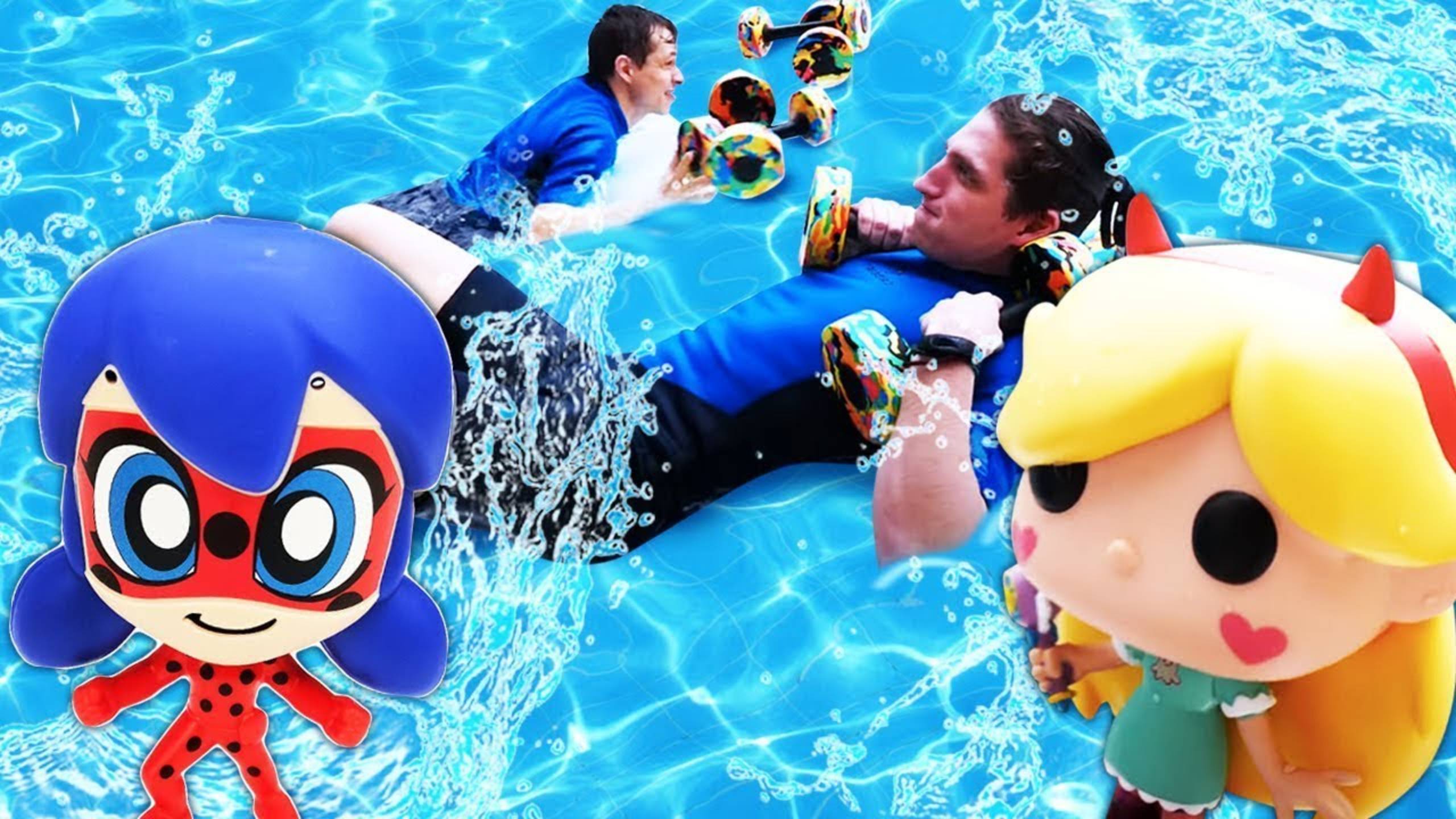 Принцесса Звёздочка и Чиби Леди Баг на олимпиаде с Акватим!