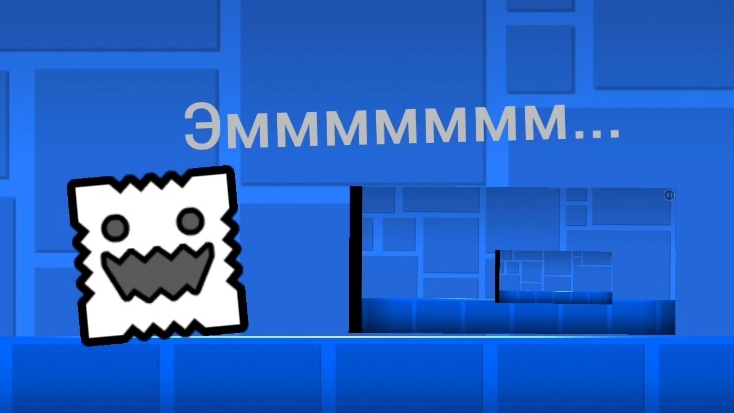 повторил идеи из 2.3 в geometry dash 2.2!