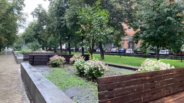 Нижний Новгород встретил дождём.