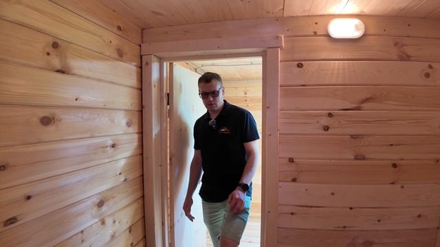 Обзор на баню из бруса 4х5 м, компании "Ваша Баня"