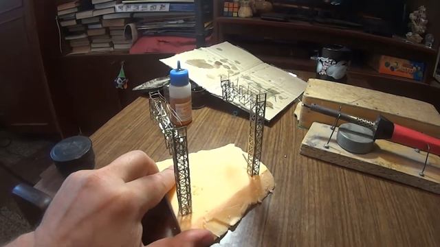 мои первые попытки сделать на макет что-то из металла