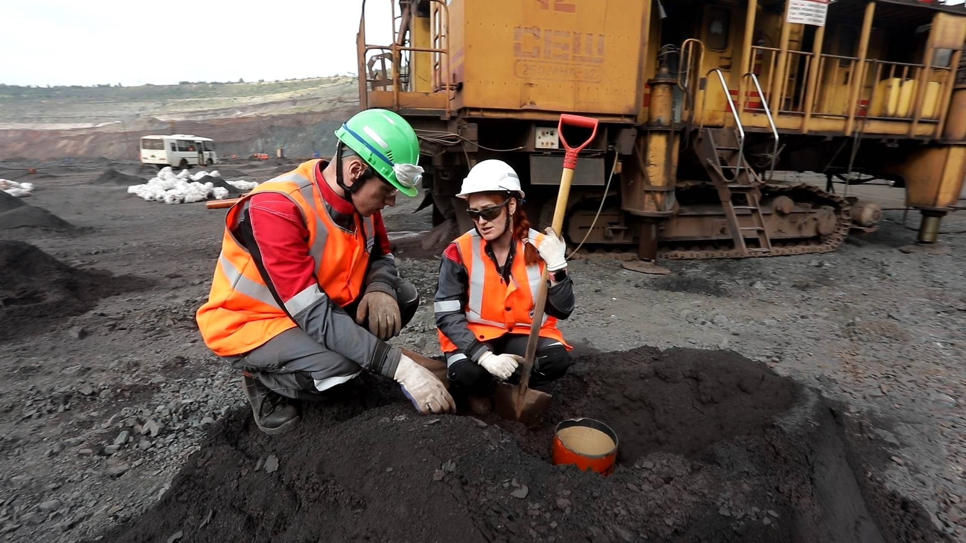 Практикант-геолог в карьере Михайловского ГОКа