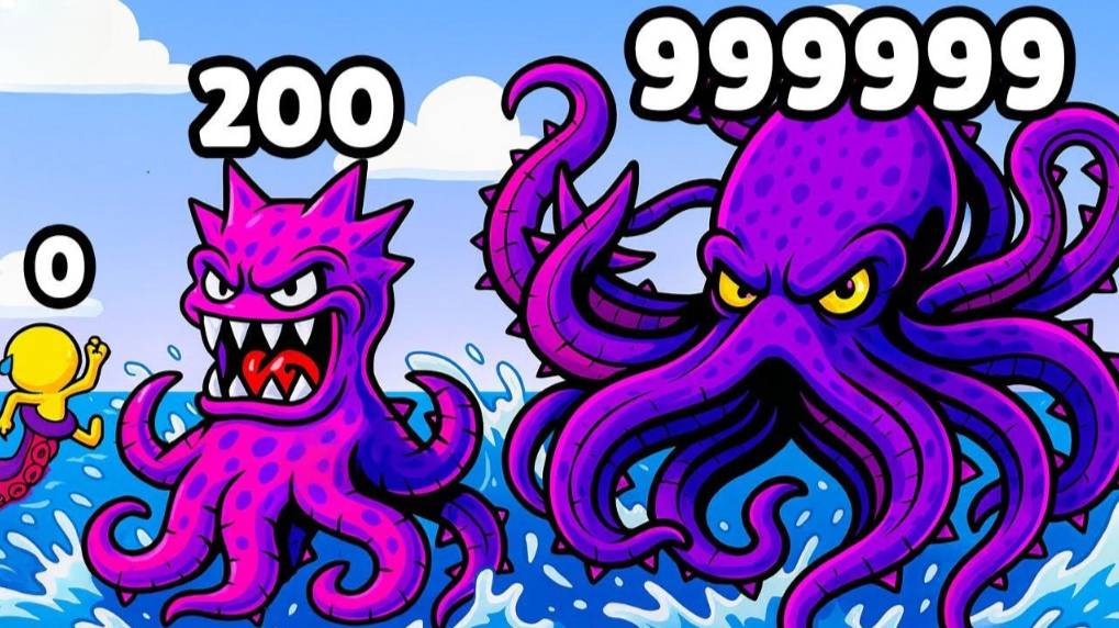 СПАСАЙТЕСЬ КТО МОЖЕТ, НА ЭТОТ ГОРОД НАПАЛИ СУПЕР МОНСТРЫ И ИНОПЛАНЕТЯНЕ В ИГРЕ Monster City Merge