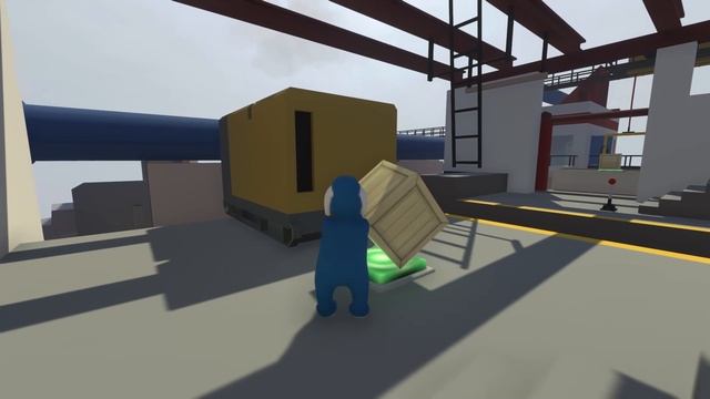 Когда хочешь помочь другу… и оба падаете - Human Fall Flat #8