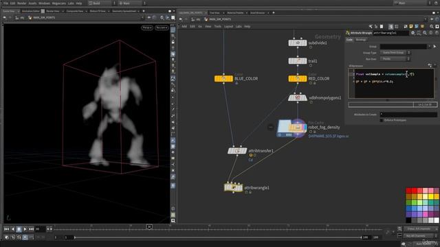 4. 4. transfering attribute , modifying geo normal