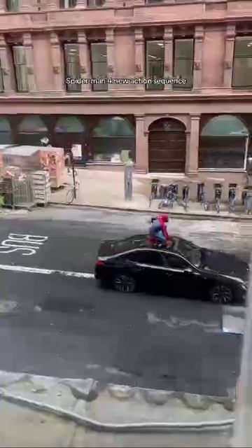 «Человек-паук 4», кадры со съемок, часть 11, Глазго, Шотландия