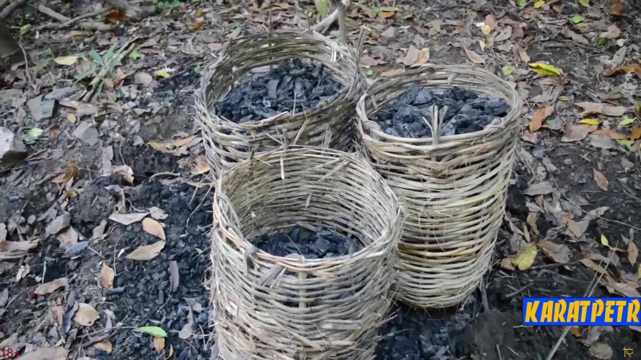 Изготовление древесного угля