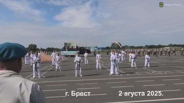 Из показательных выступлений разведподразделений  38 ОДШбр