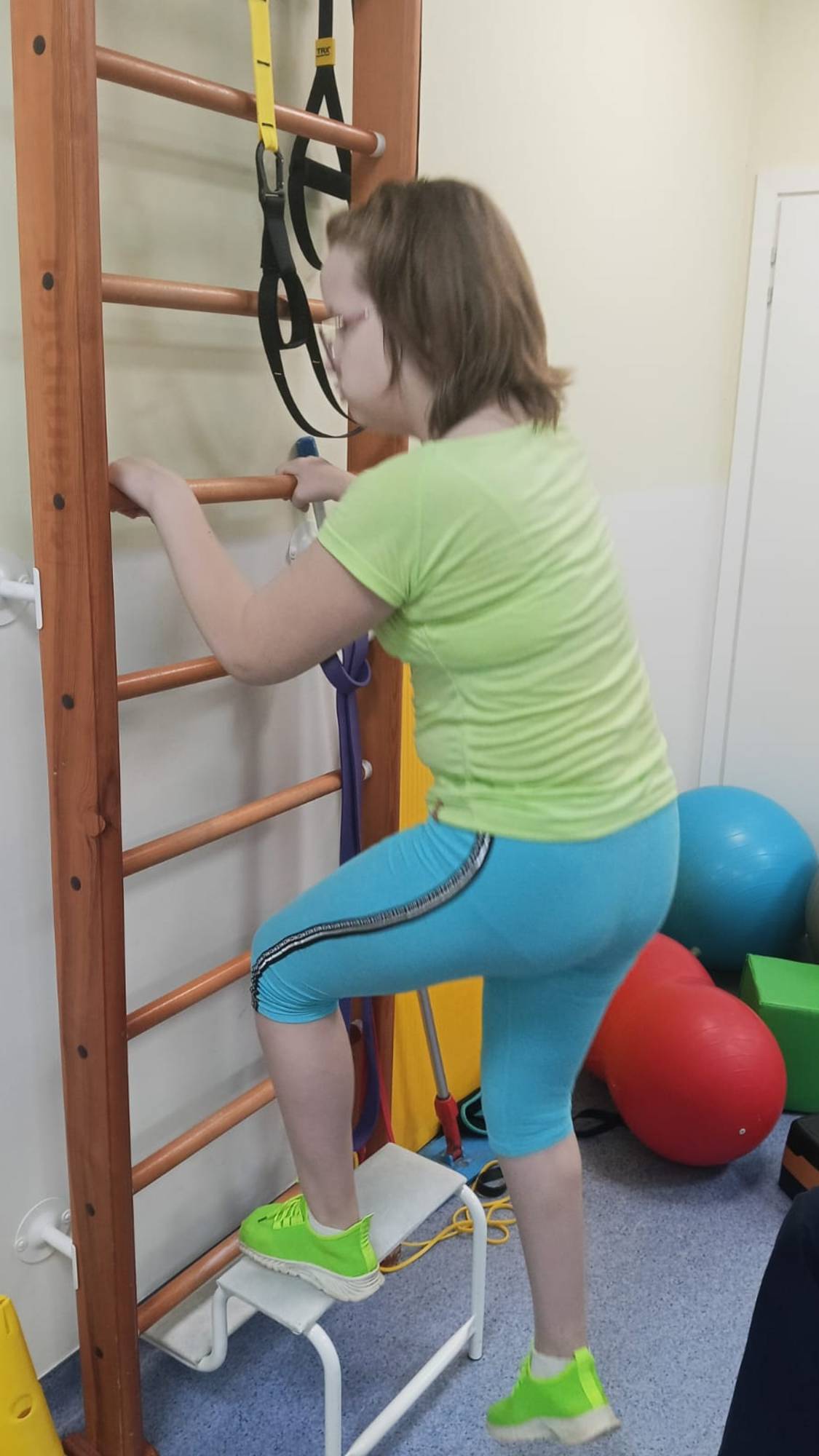 Лера на реабилитации