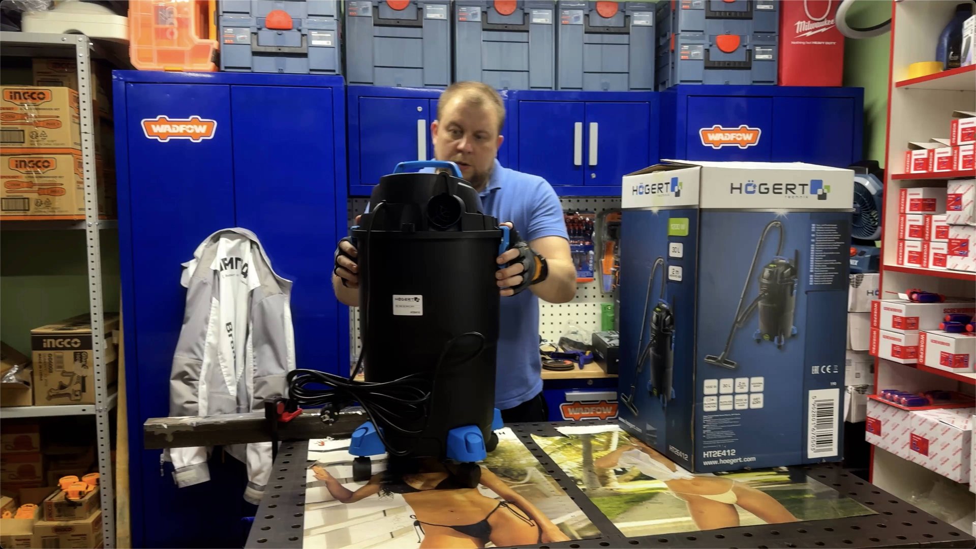 Строительный пылесос HOEGERT 30 л HT2E412