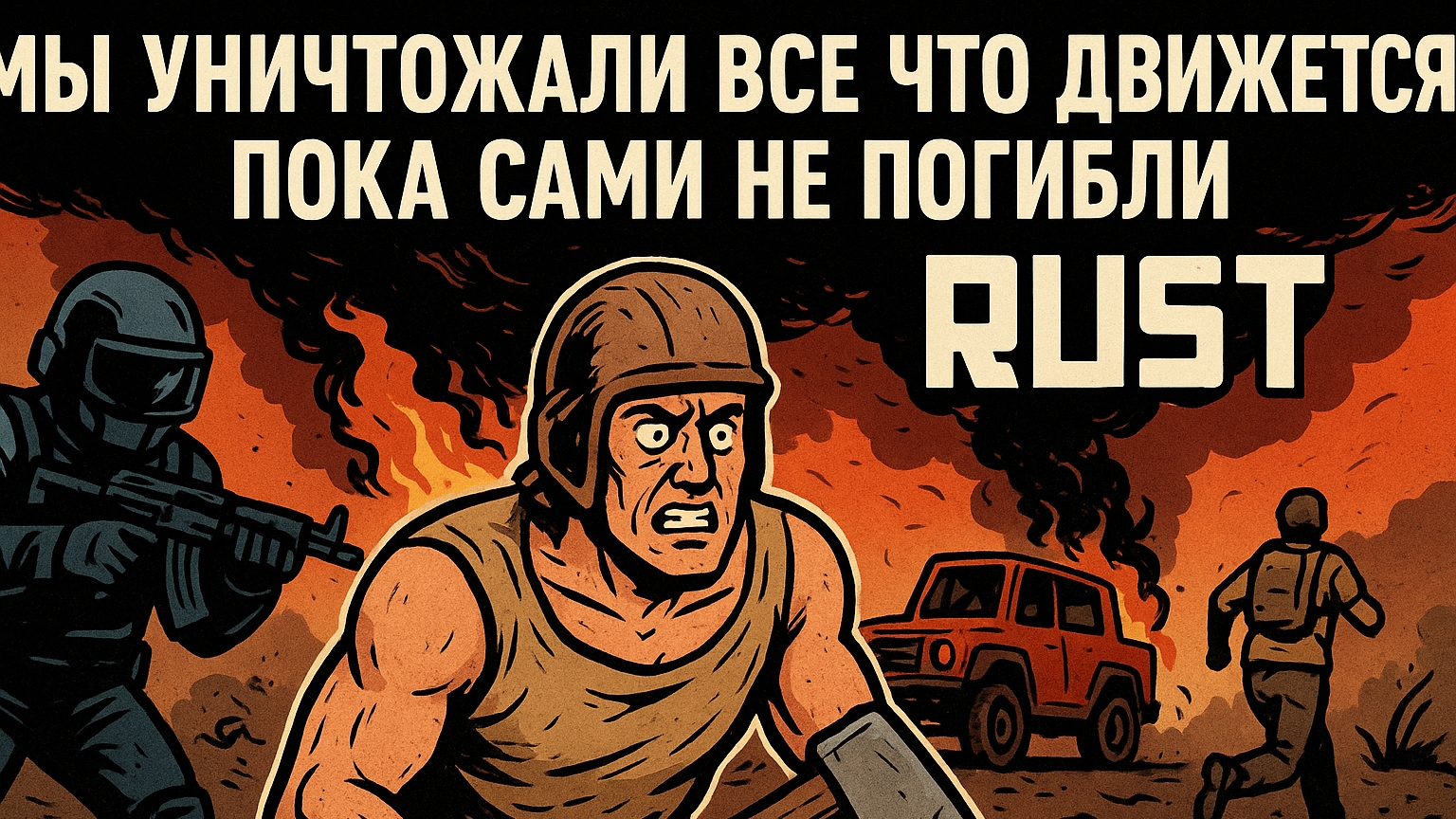 Rust: Мы уничтожали все что движется, пока сами не погибли.