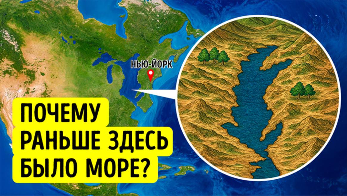 🗺️ Загадочное море на старых картах США 🌊 тайна, о которой молчали века