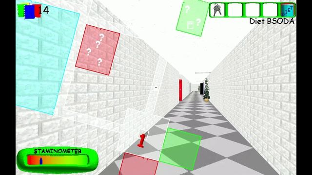 Как быстро Балди может стукать линейкой!!!!!!!!! Baldi's Basics Plus V0.11