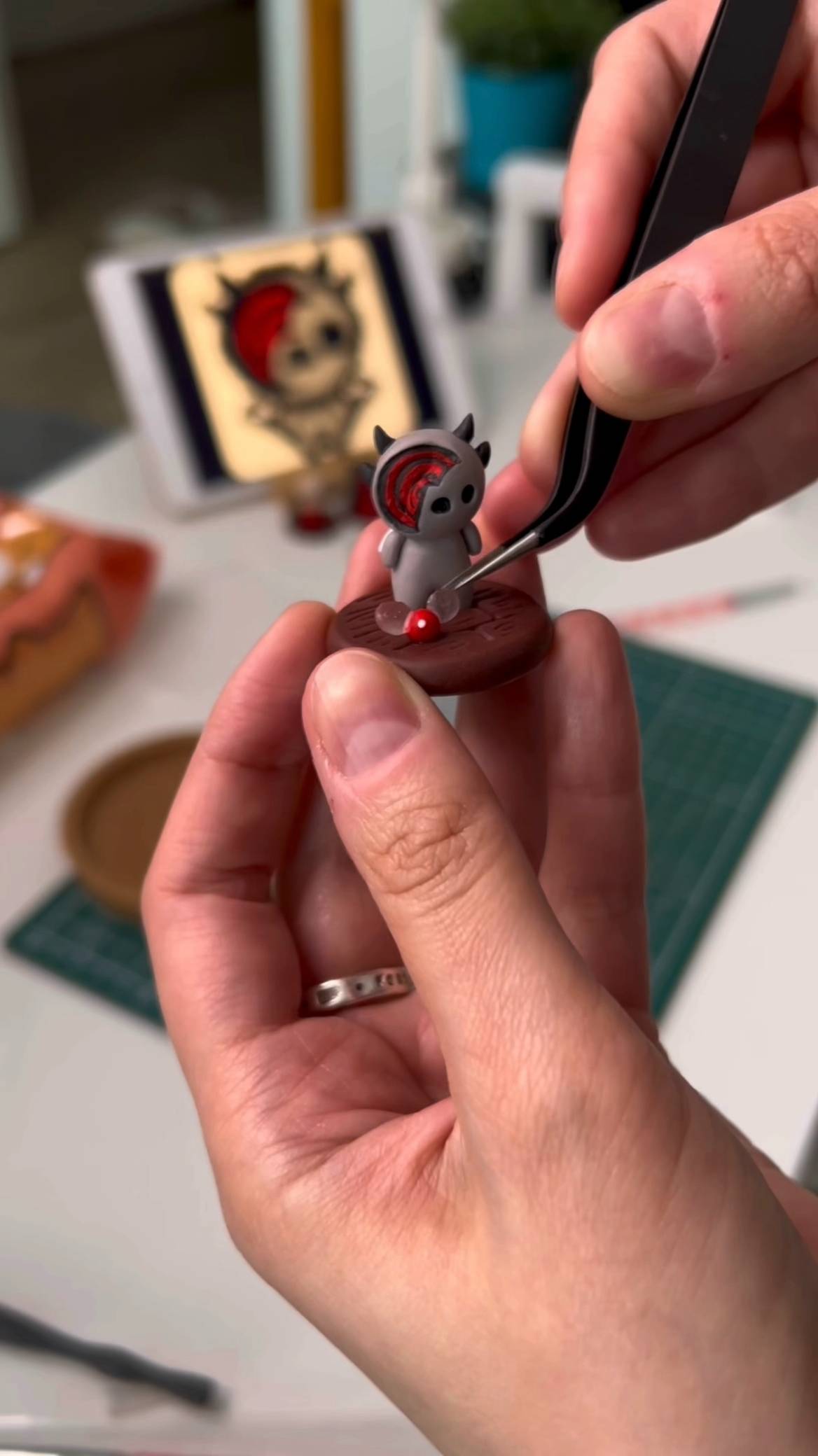 Порченый Аполлион из полимерной глины 💜 The Binding of Isaac