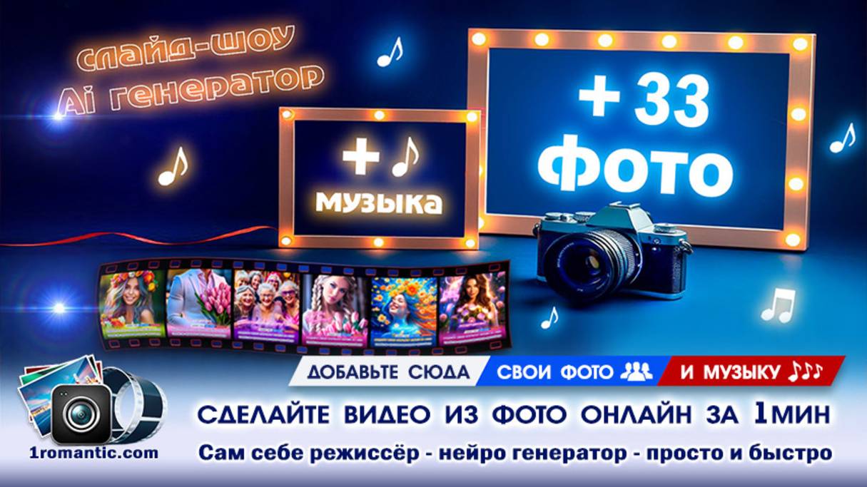 С днем защиты детей - красивое слайд-шоу из фото за 1 мин