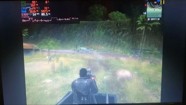 Just Cause - тест G580 p960b 6gb ddr3 hd 4000 378mb (fixed)