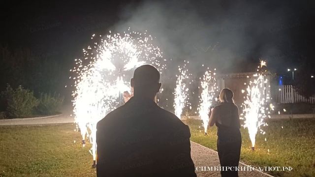 Дорожка фонтанов 6 штук 3 метра, Вертушка фонтанов 6шт 3 метра