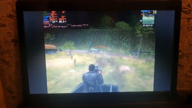 Just Cause - тест G580 p960b 6gb ddr3 hd 4000 378mb