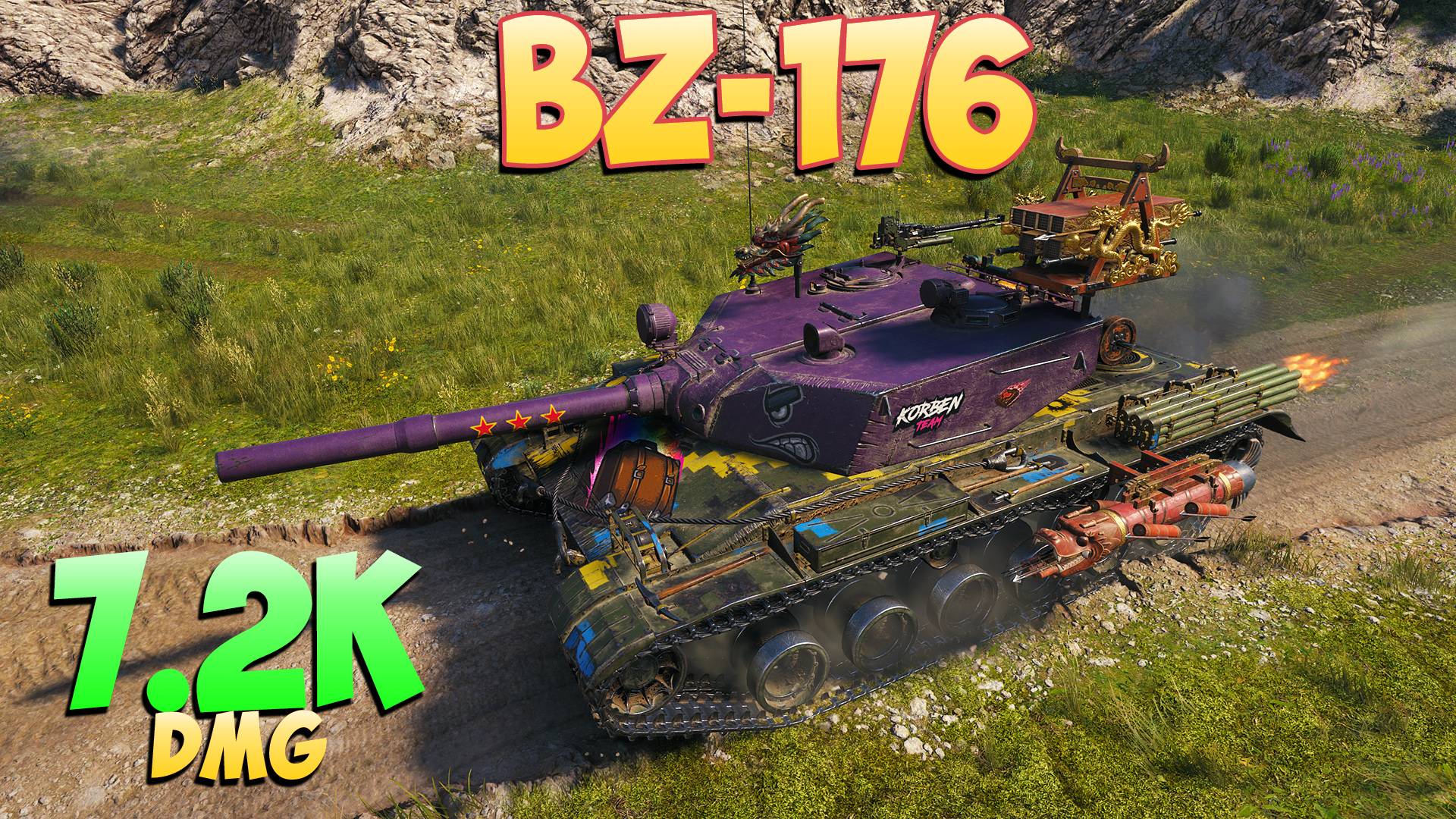 BZ-176 • Просто весело! - 5 Фрагов 7.2K Урона • Мир Танков