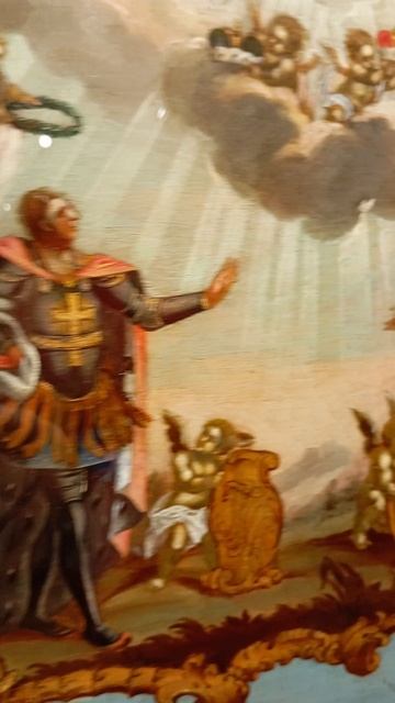 Святые благоверные. Великий Князь Александр Невский. Князь Феодор. Москва Иван Греков. СерединаXVIII