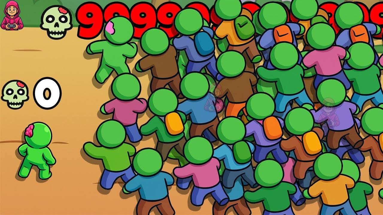 СПАСАЙТЕСЬ КТО МОЖЕТ! ЗОМБИ НАСТУПАЮТ СО ВСЕХ СТОРОН ЭВОЛЮЦИЯ ВЫЖИВШЕГО Walkers Attack