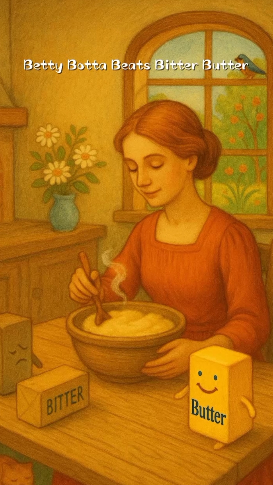 Betty Botta Beats Bitter Butter / Бетти Ботта победила горькое масло