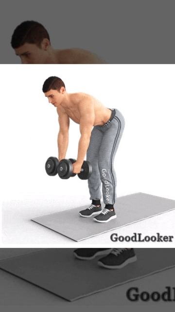 Разведение гантелей в наклоне