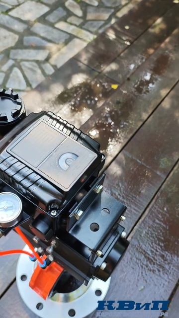 Дисковый затвор Helver с пневмоприводом🦾