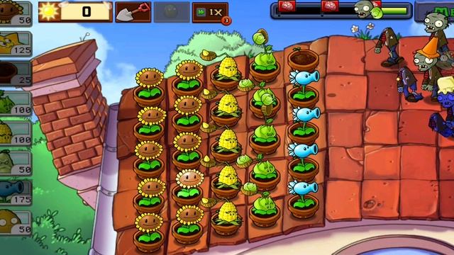 Plants vs Zombies. Зомби против Растений #10. Разборки на крыше продолжаются!