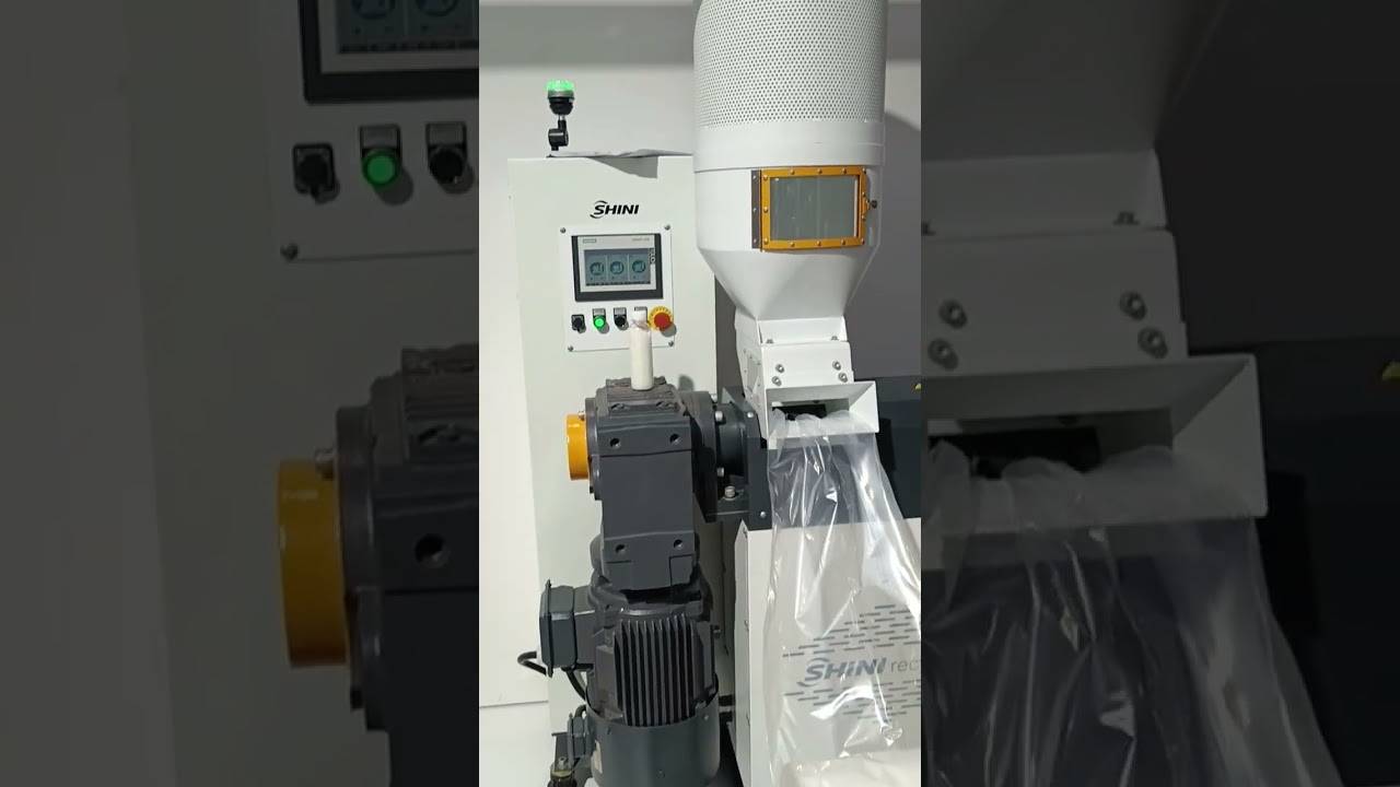 Гранулятор обрезков и рулонов пленки SHINI