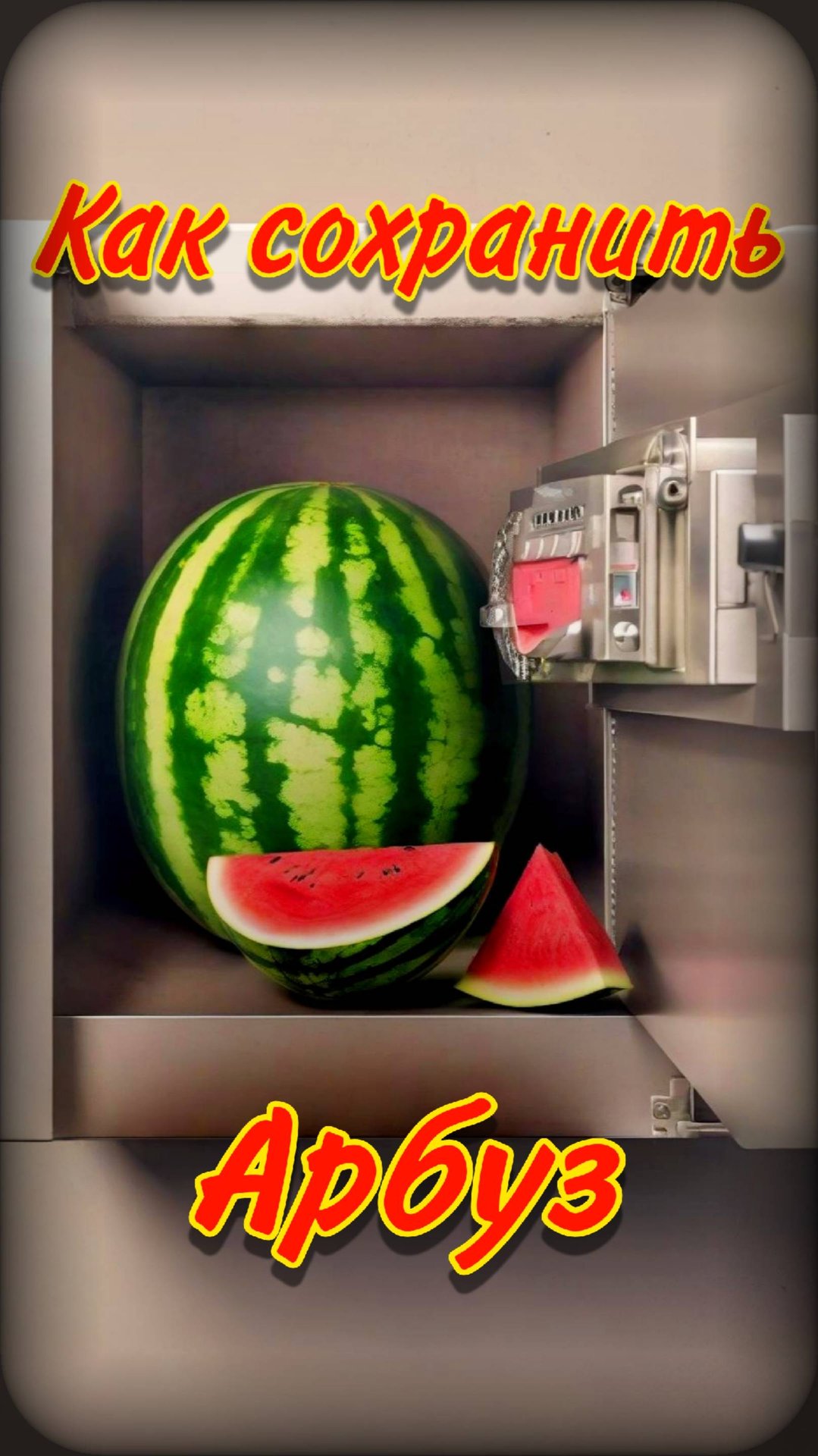 Разрезанный арбуз не прокиснет