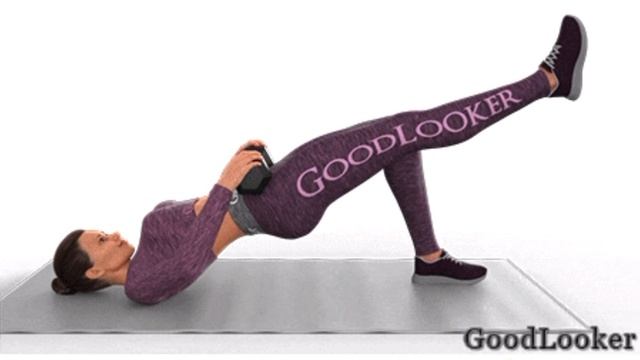 Ягодичный мост на одной ноге