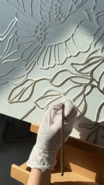 Минималистичная текстурная картина для стильного интерьера