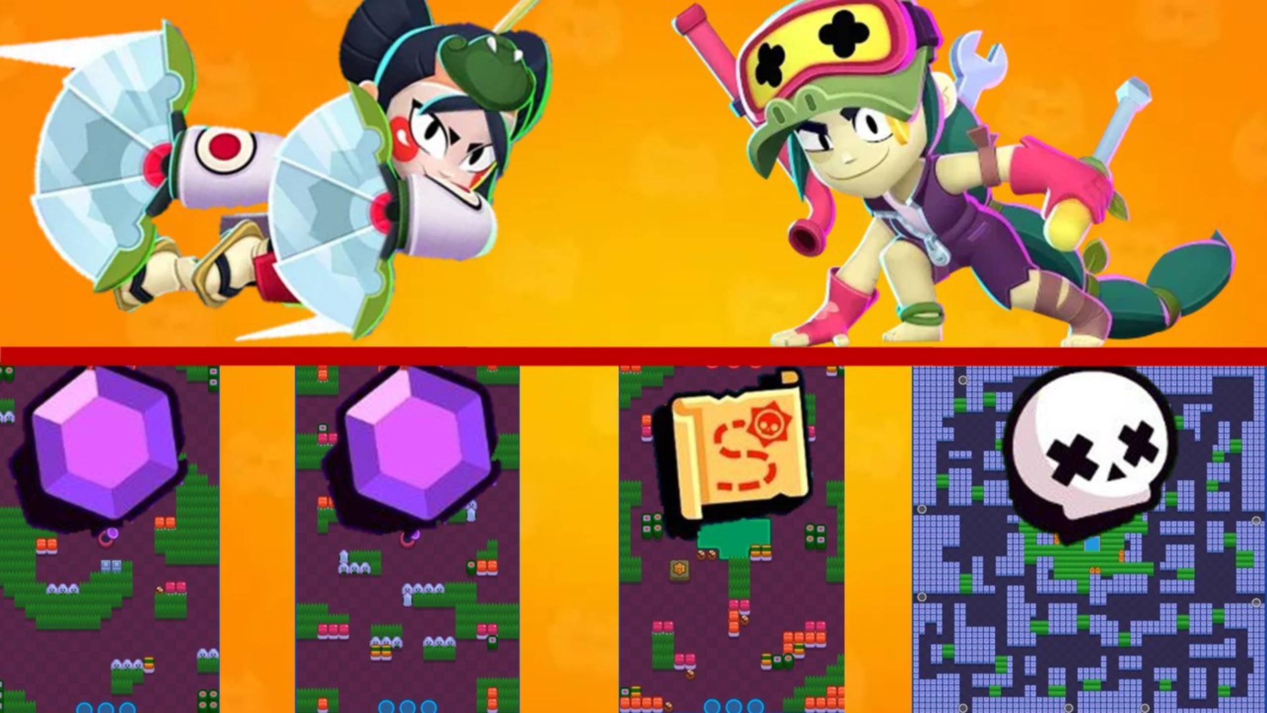 4 карты бравл старс: какая лучше?