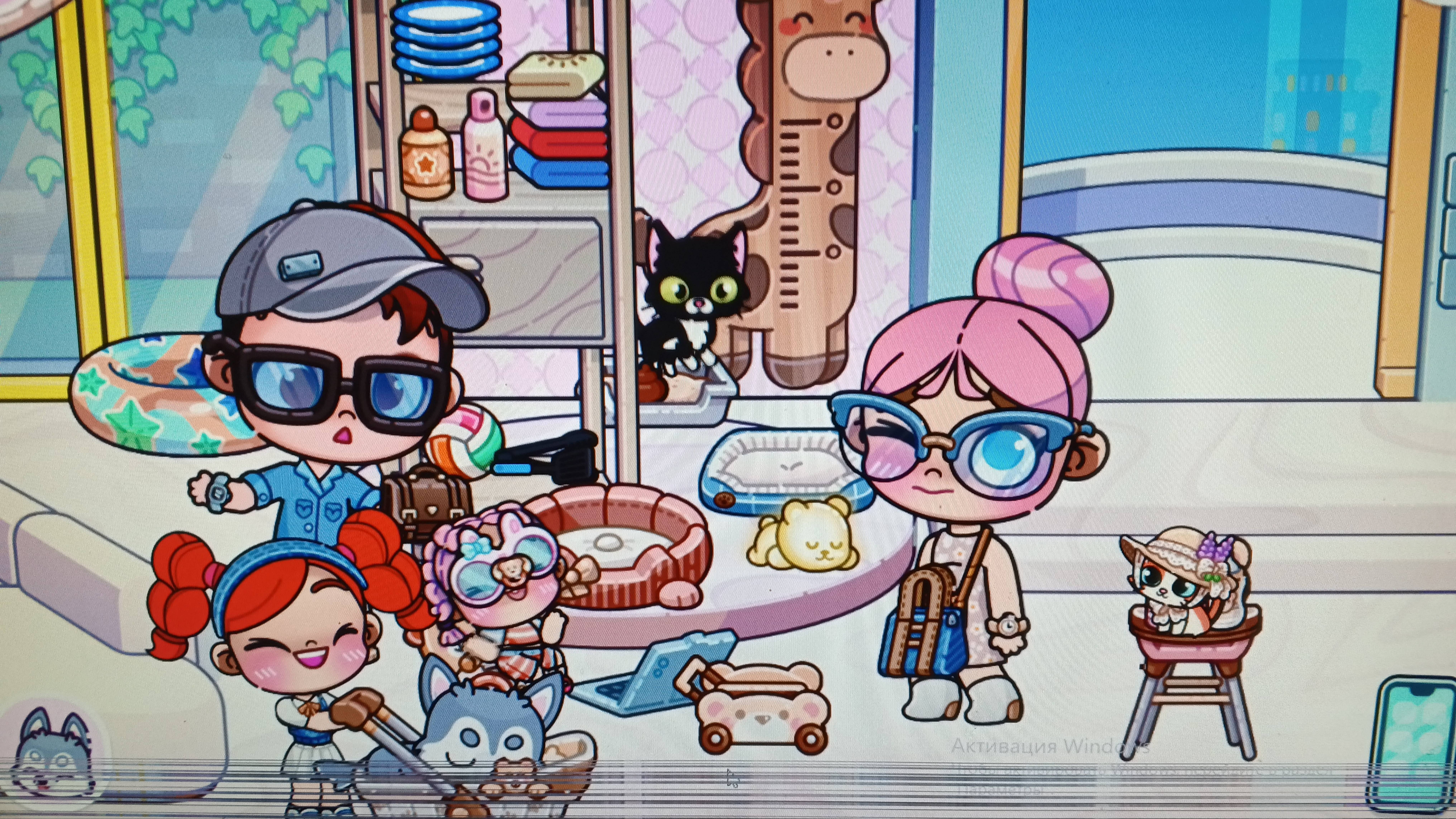 Я купила новый пак и шестиместную машину. 🚙Аватар ворлд