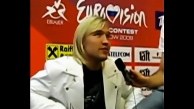 Пётр Елфимов - Интервью (Eurovision Song Contest, Москва, 2009 г.)