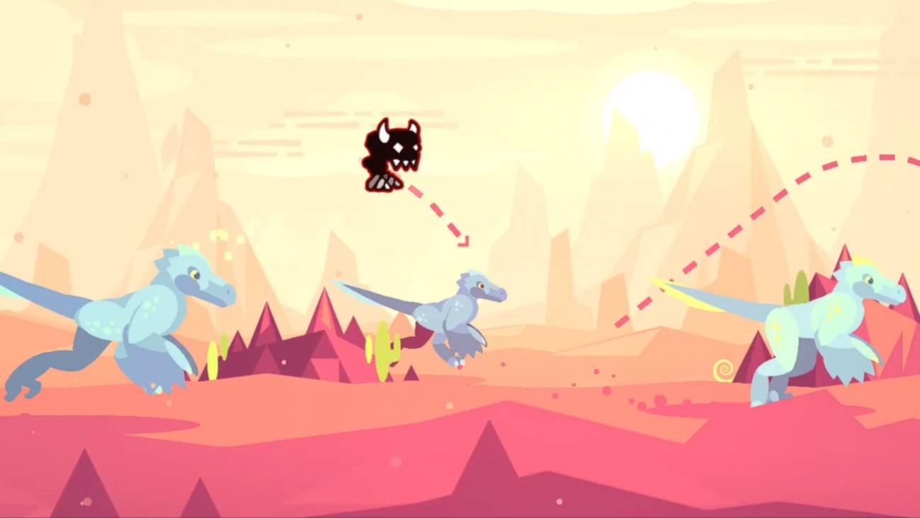 Это МИЛЕНЬКИЙ УРОВЕНЬ с динозаврами|Geometry dash