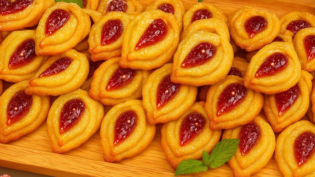 Вы будете удивлены, как легко их приготовить почти из ничего! Вкусные, красивые печенья к чаю