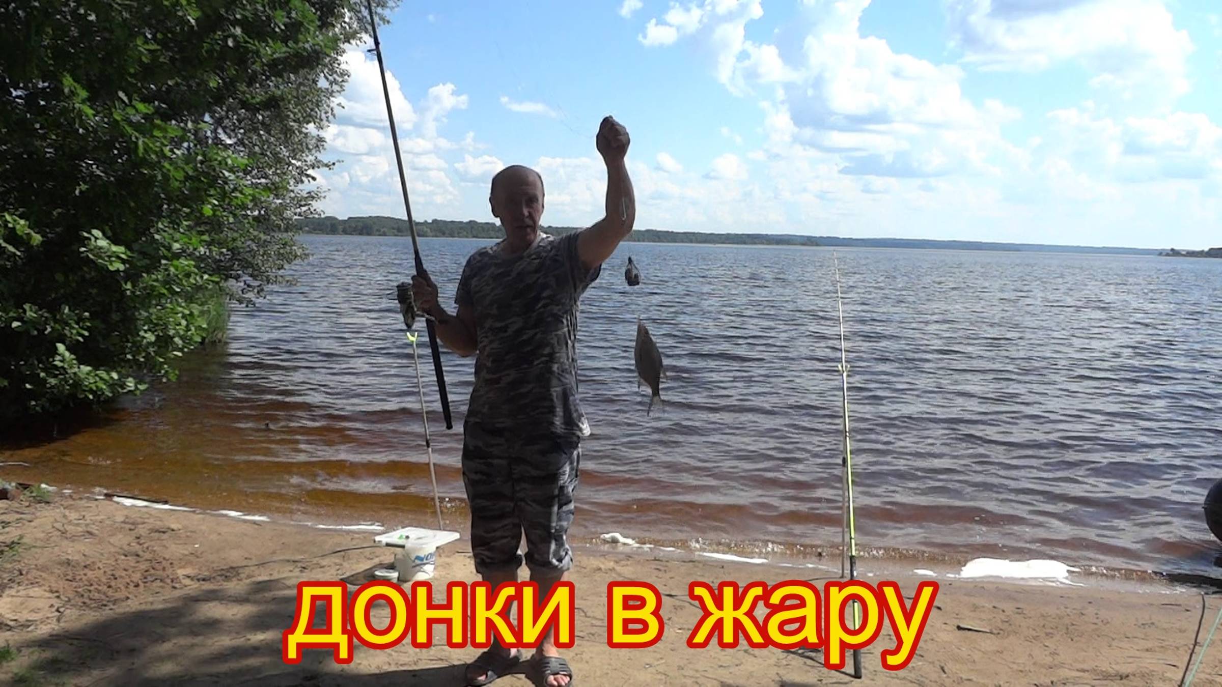 Универсальная снасть на леща сама ловит рыбу. В жару на донки хорошо клюет лещ и подлещик.