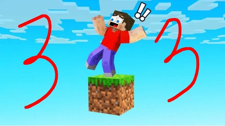 Выживание на одном блоке 3 часть