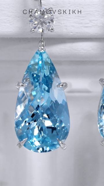 Сет с аквамаринами