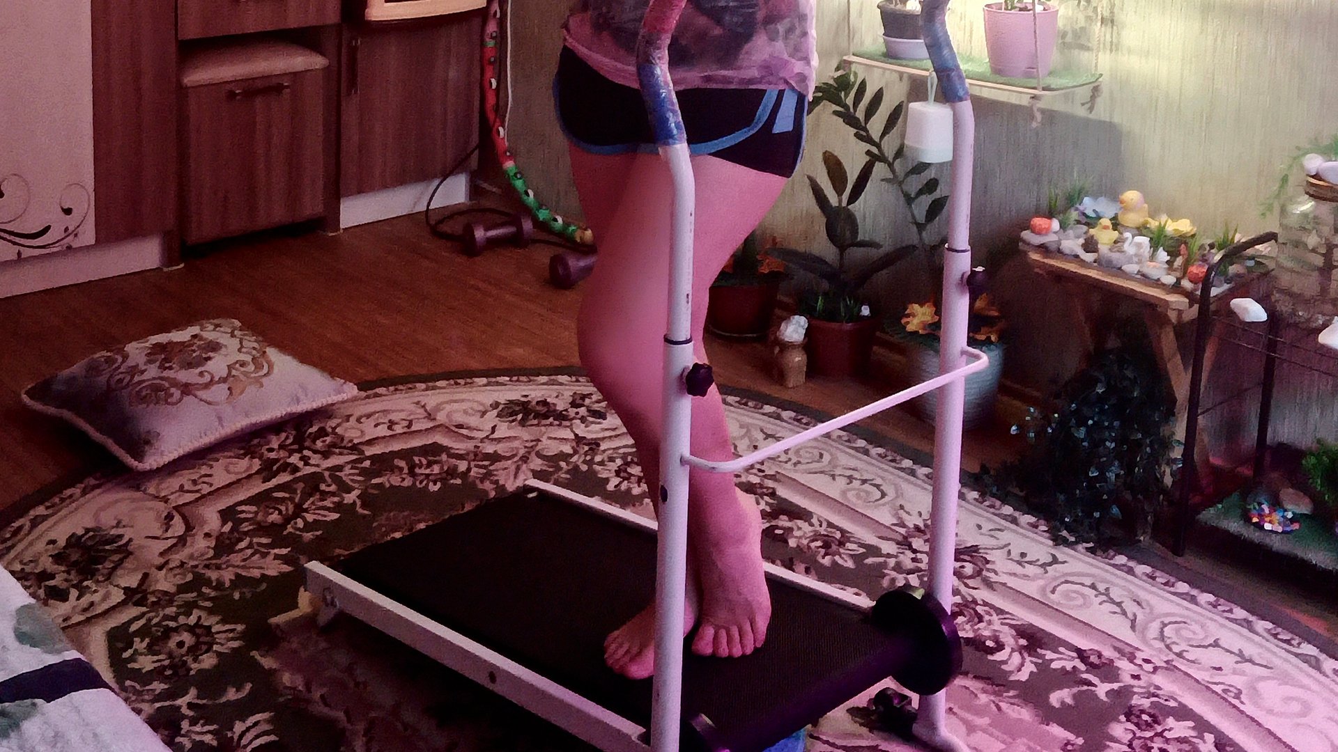 Не обычная тренировка на МЕХАНИЧЕСКОЙ беговой дорожке BRADEX Эклипс