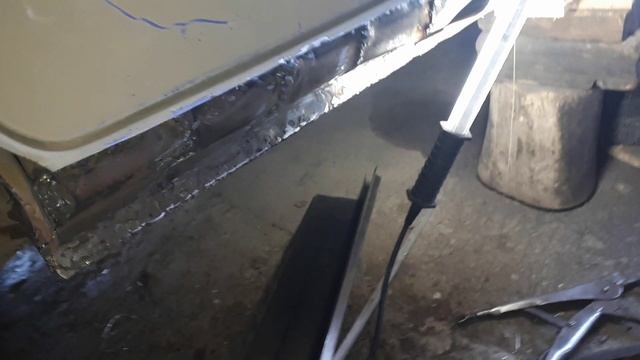 хюндай акцент ремонт порога правая сторона
